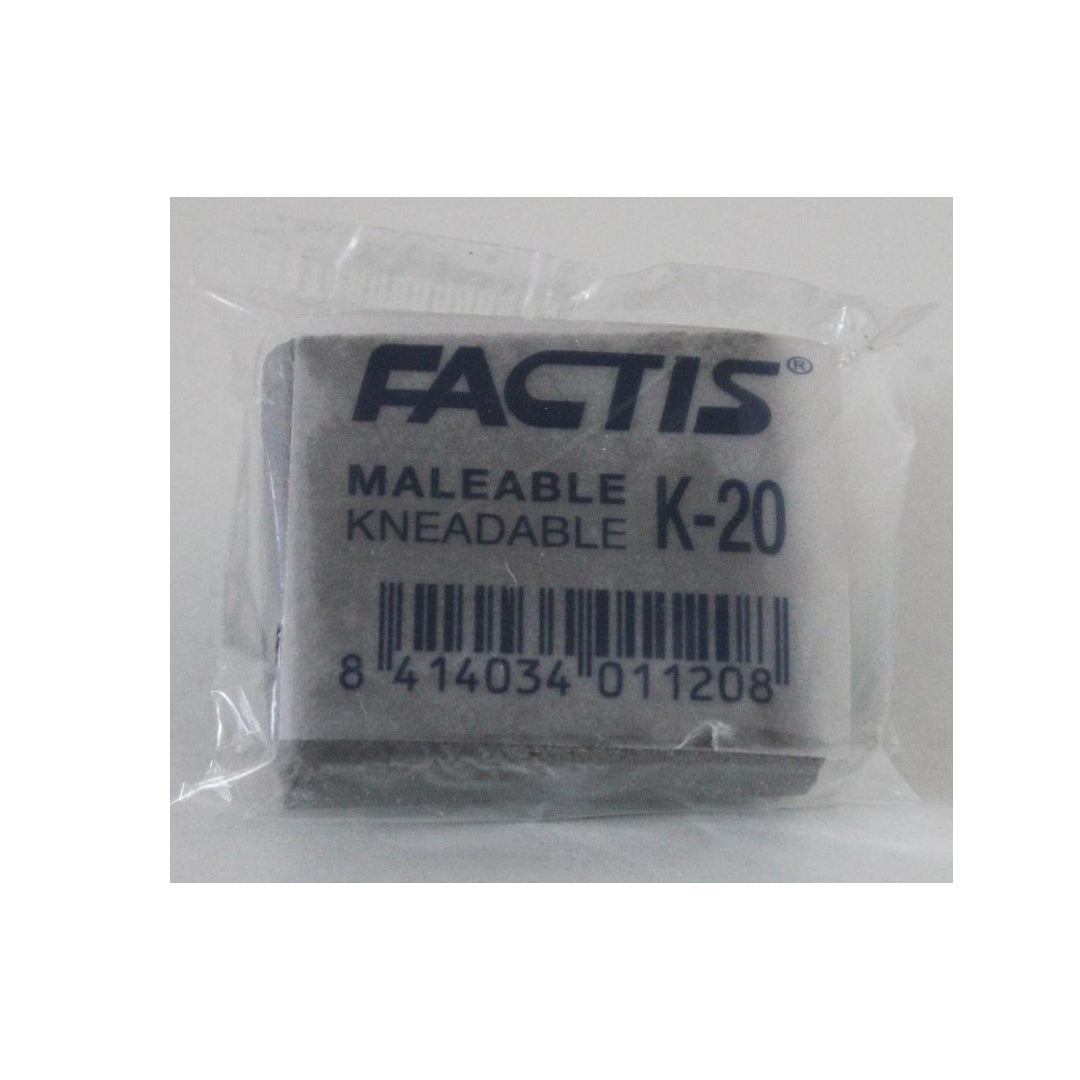 Factis K20 Kneadable Eraser | Putty Rubber for Charcoal & Pencil UK