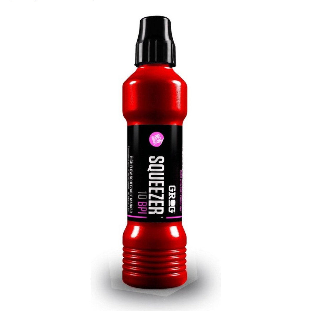 Grog - Squeezer 10 Bpi – High Flow Squeezable Ink Marker